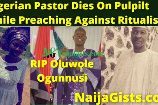 Widow Of Nigerian ECWA Pastor Who Died On The Altar While Preaching ...