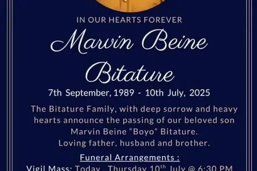 Bitature’s Son Marvin Beine, 35, Dies