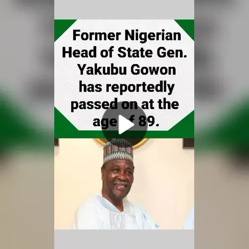 Former Military Head of States General Yakubu Gowon is Dead at the age ...