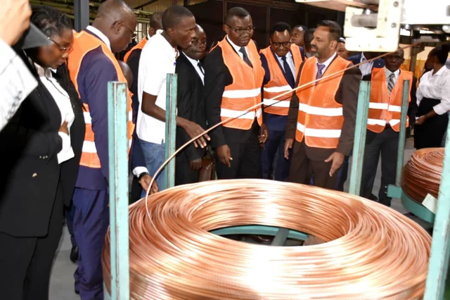 RDC/Industrie: inauguration de la première usine de production des ...