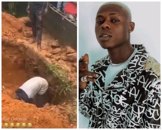 SO SAD!! See The Moment Mohbad’s Grave Was Opened & His Body Removed ...