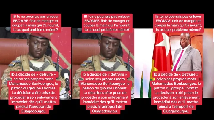 Ib a décidé de « détruire » selon ses propres mots Mahamadou Bonkoungou ...